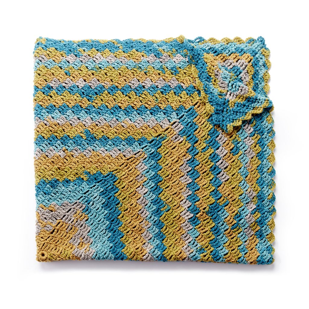 FREE Crochet Pattern: Stacking Blocks Blanket - I Love Yarn Forever