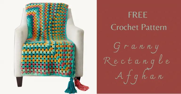 FREE Crochet Pattern: Granny Rectangle Afghan - I Love Yarn Forever