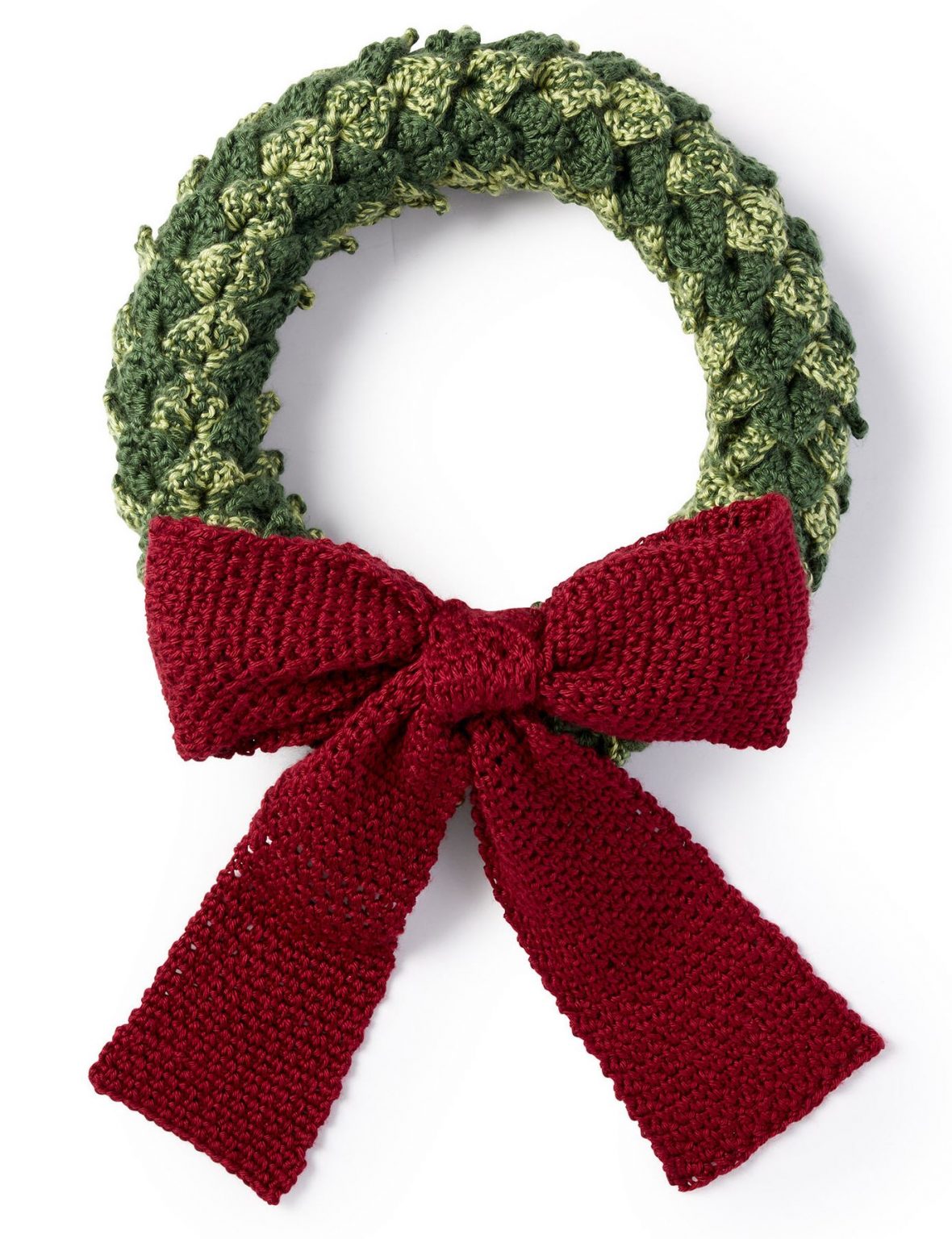 Top 11 Free Crochet Christmas Wreath Patterns - I Love Yarn Forever