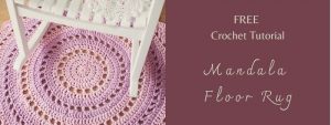 FREE Crochet Pattern: Mandala Floor Rug - I Love Yarn Forever
