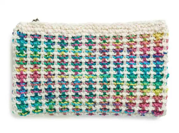 Free Knitting Pattern: Tweed Stitch Knit Rectangular Case - I Love Yarn ...