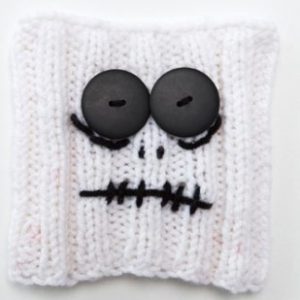 Free Knitting Pattern: Skeleton Jar Cozy - I Love Yarn Forever