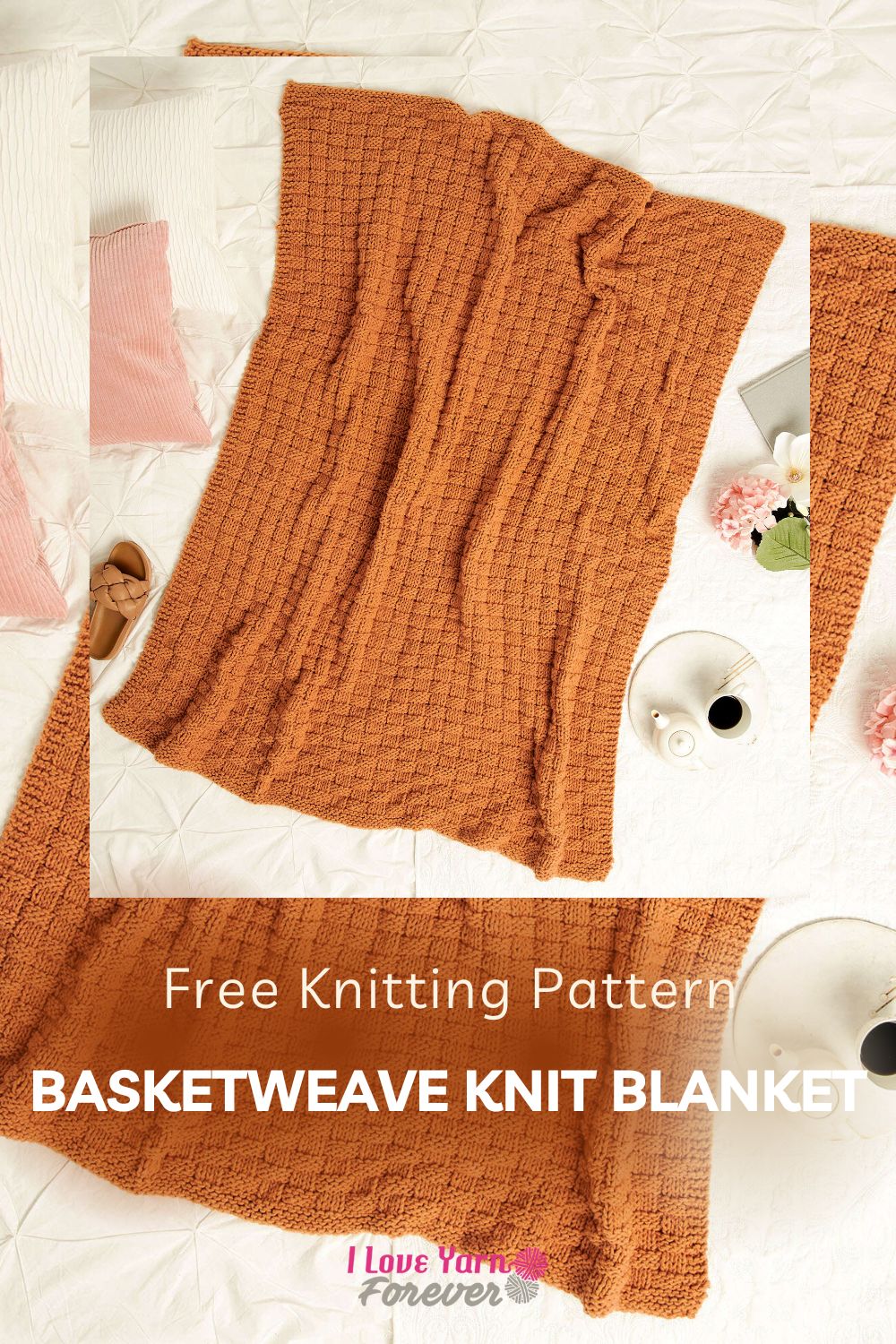 Free Knitting Pattern: Basketweave Knit Blanket - I Love Yarn Forever Free Knitting Pattern: Basketweave Knit Blanket - I Love Yarn Forever