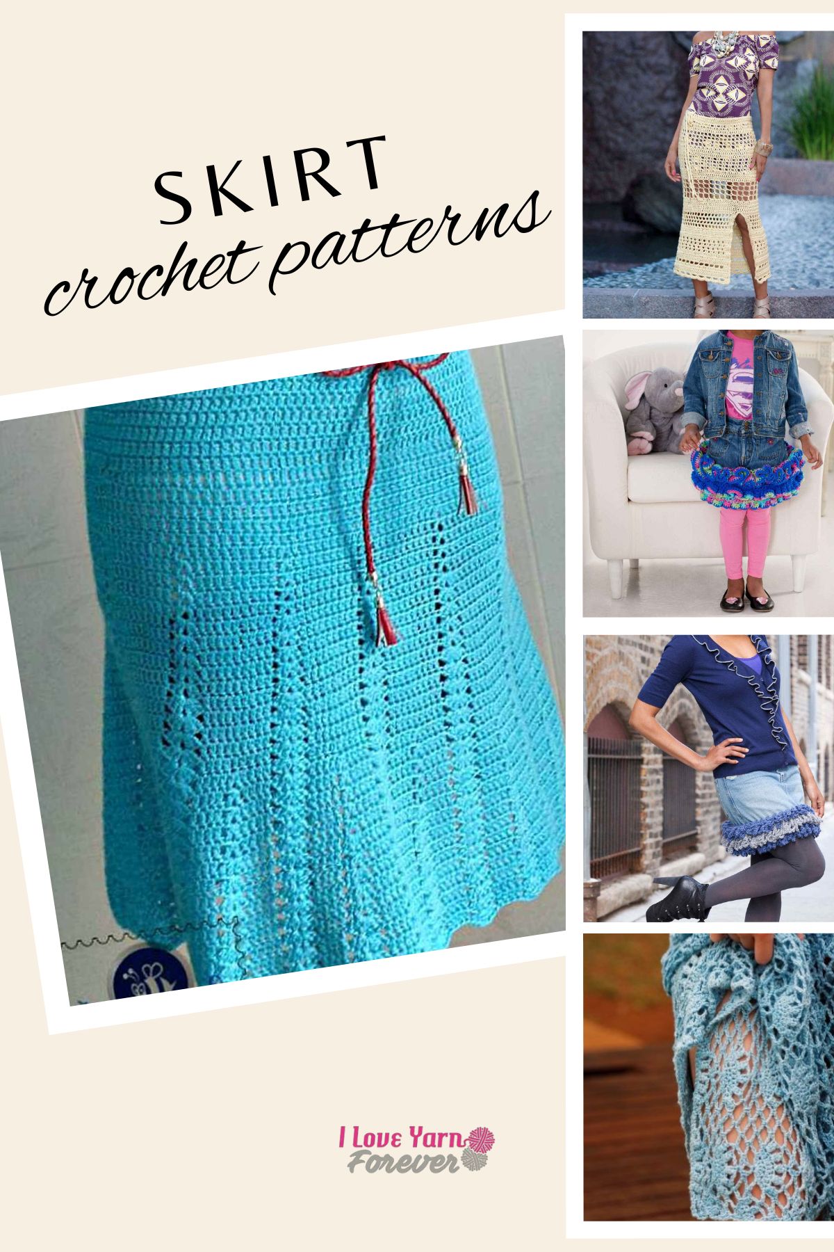 Top 11 Free Crocheted Skirts For Your Fashionable Outfits - I Love Yarn ...