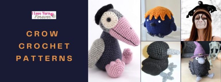 Top 5 Free Crow Crochet Patterns - I Love Yarn Forever