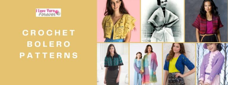 Top 10 Free Crochet Bolero Patterns - I Love Yarn Forever