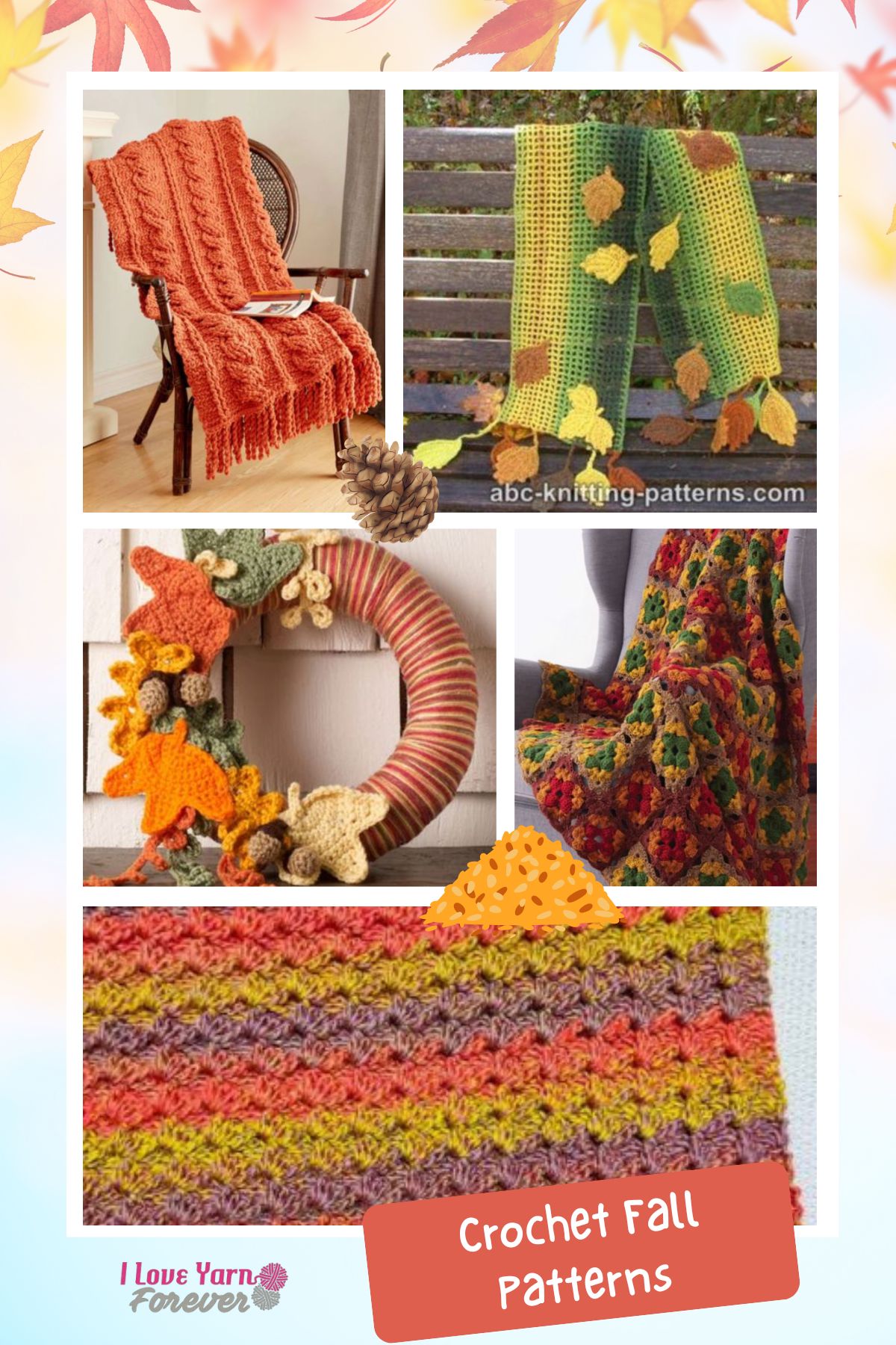 Top 17 Free Fall Crochet Patterns - I Love Yarn Forever