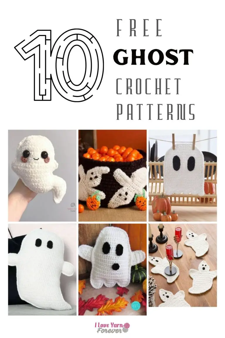 Top 10 Free Crochet Ghost Patterns - I Love Yarn Forever