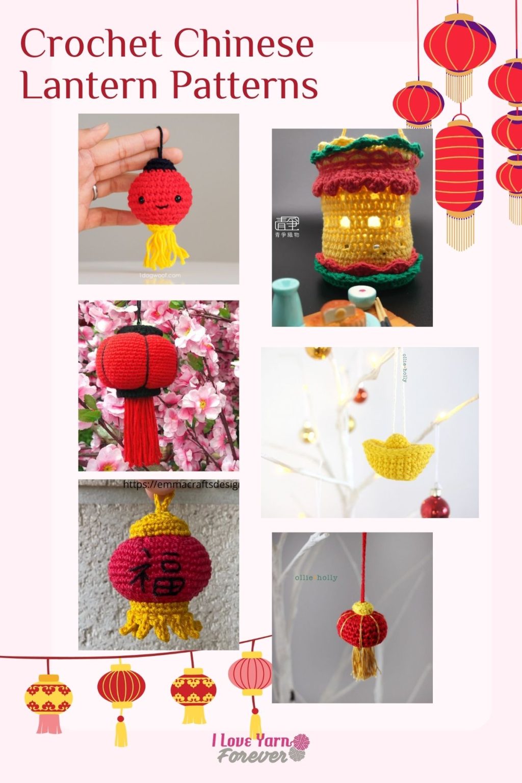 Top 6 Free Crochet Chinese Lantern Patterns - I Love Yarn Forever