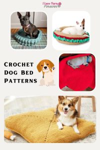 Top 10 Free Crochet Dog Bed Patterns - I Love Yarn Forever